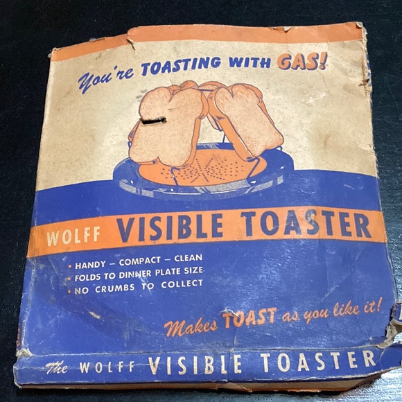 Vintage | Kitchen | Vintage Wolff Toast With Gas Visible Toaster ...